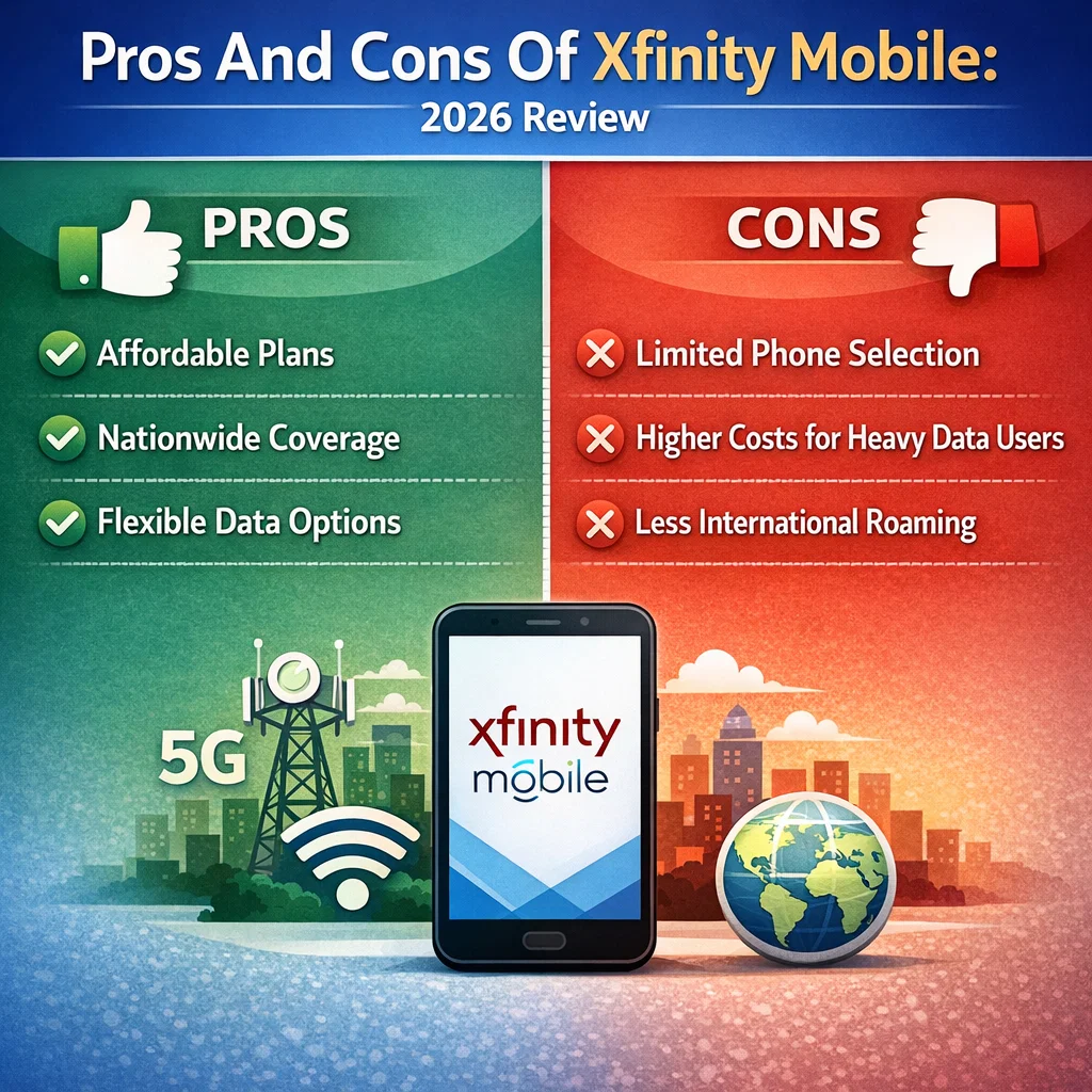 Pros and Cons of Xfinity Mobile | 2026 Review Worthy or Not?